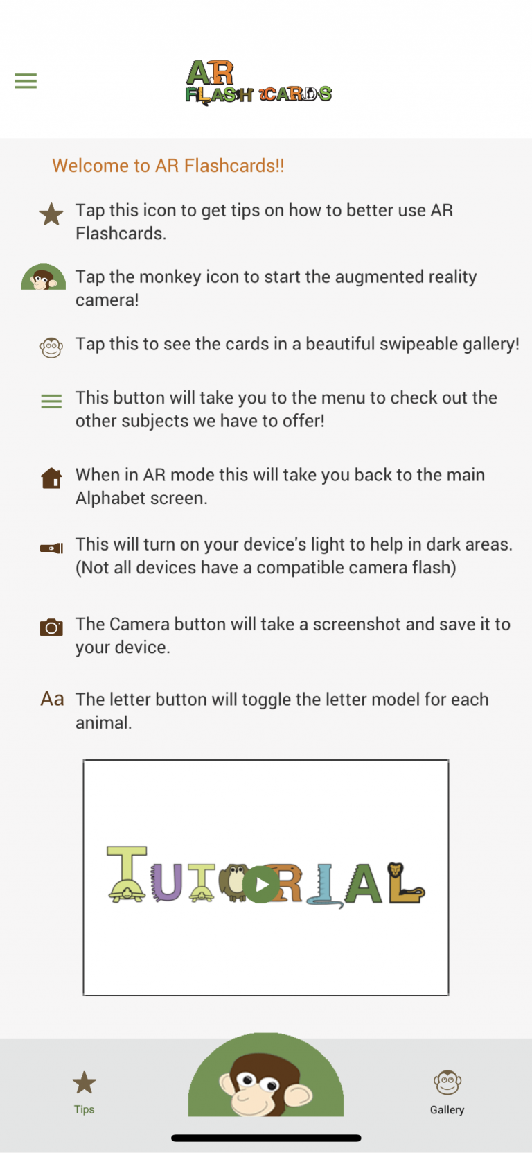 AR Flashcards Alphabet & More - AR Flashcards